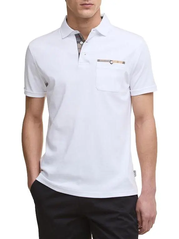 Barbour Corpatch Polo - White