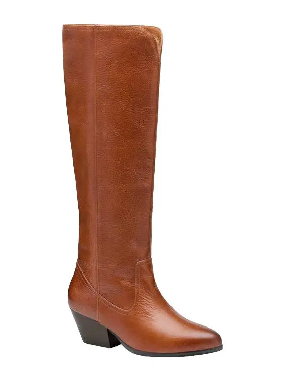 Johnston & Murphy Knee High Boot - Cognac Full Grain