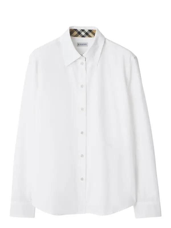 Burberry Cotton Poplin Shirt - White