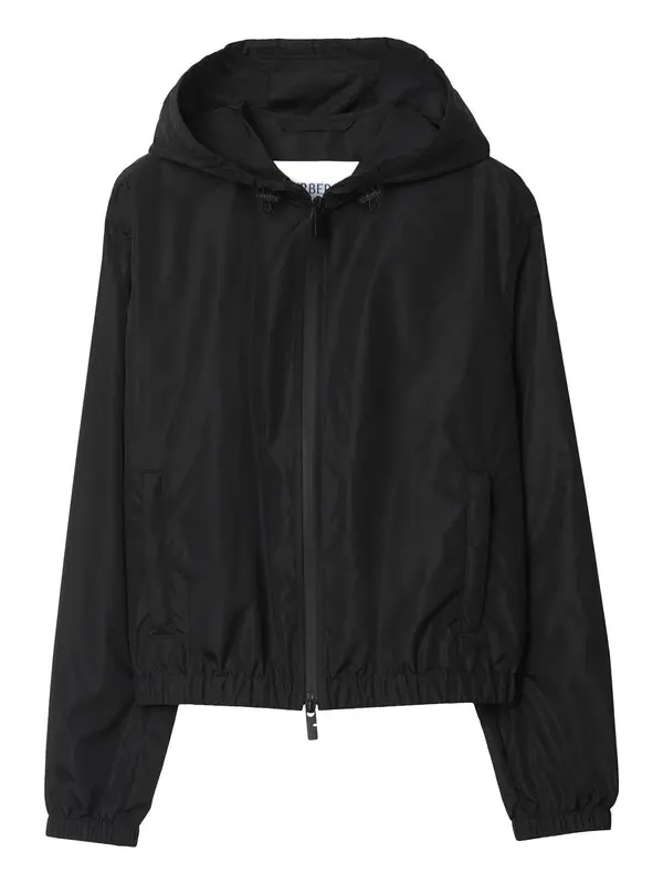 Burberry Nylon Knight Stamp Jacket - Black