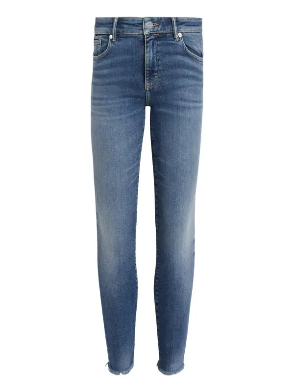 ALLSAINTS Organic Cotton-blend Miller Push-up Skinny Jeans - Blue