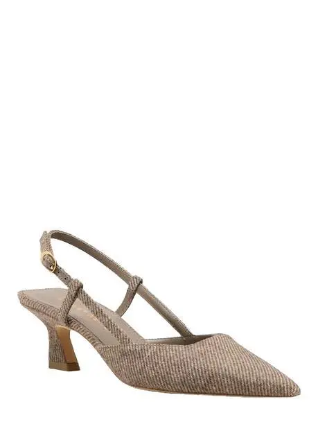 STUART WEITZMAN Vinnie 50 Slingback Pumps - Taupe