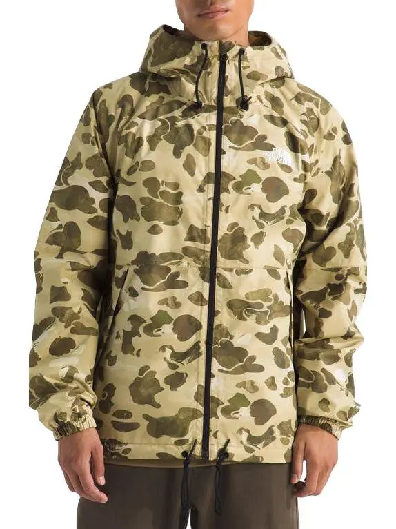 The North Face Antora Waterproof Hooded Rain Parka - Cedar Heritage Print