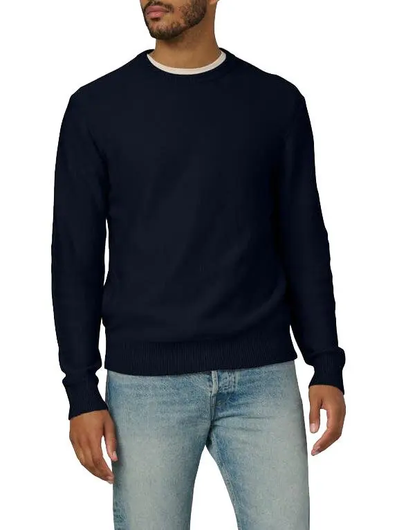 Joe's Jeans Classic Wool Crewneck Sweater - Baritone Blue