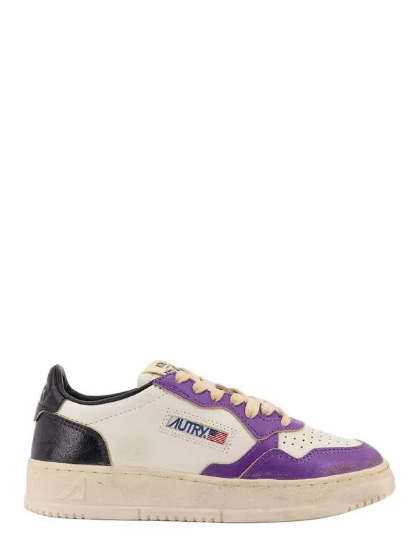 AUTRY Super Vintage Low-top Sneakers - Purple