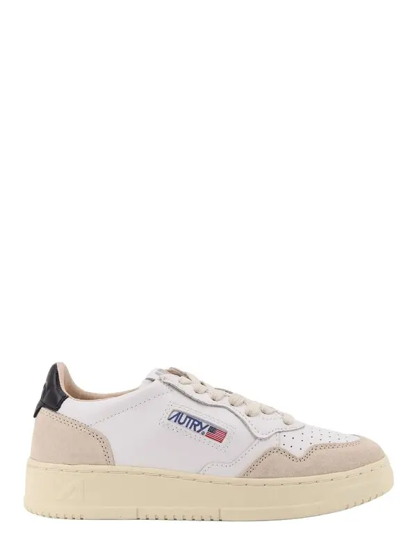 AUTRY Medalist Low Leather Low-top Sneakers - White