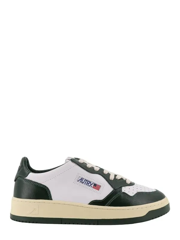 AUTRY Medalist Low Leather Sneakers - Green