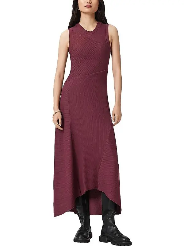 ALLSAINTS Gia Maxi Dress - Oxblood Red