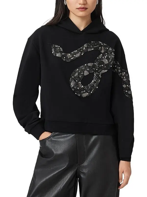 ALLSAINTS Alenka Pippa Hoodie - Black