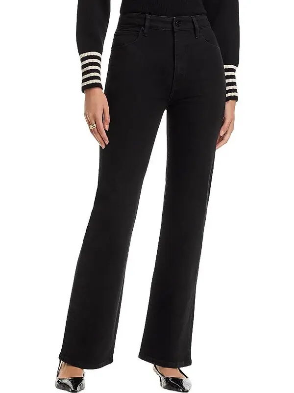 FRAME The Arrow High-rise Bootcut Jeans - Black