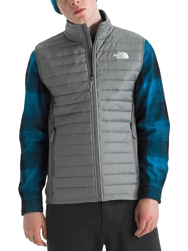 The North Face Canyonlands Slim Fit Hybrid Vest - Tnf Medium Grey Heather