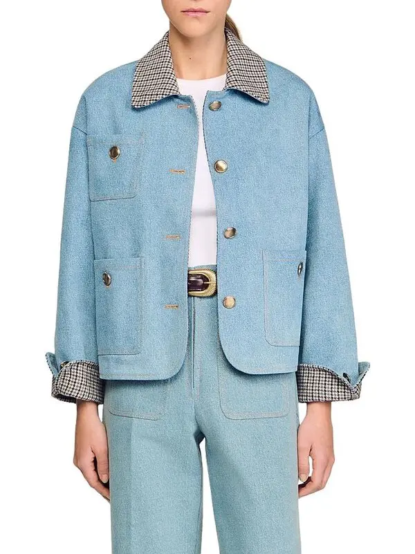Sandro Denim Jacket - Blue Jean