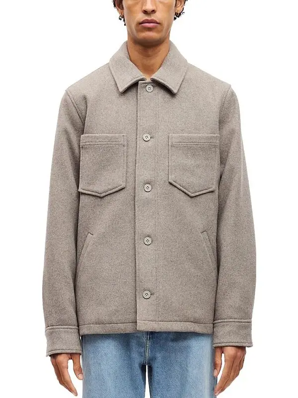 SAMSØE SAMSØE Pally Shirt Jacket - Elephant