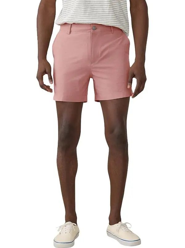 Faherty Brand All Day 5" Shorts - Rose Red