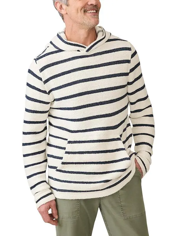 Faherty Brand Whitewater Hoodie - Boothbay Stripe