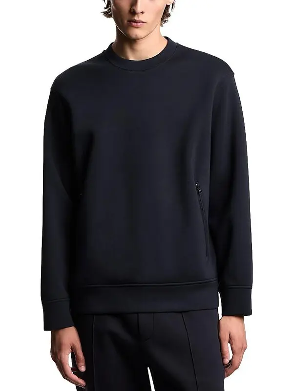 Emporio Armani Travel Essentials Sweatshirt - Solid Blue