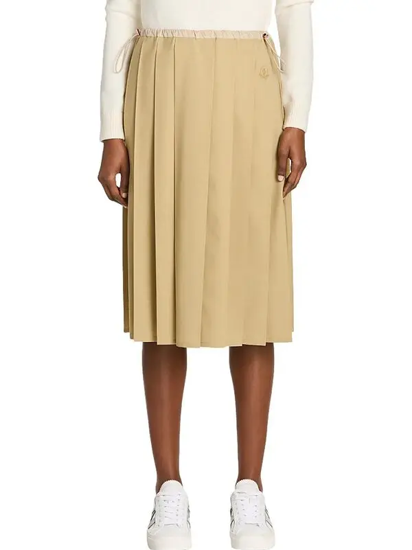 Moncler Pleated Skirt - Stone
