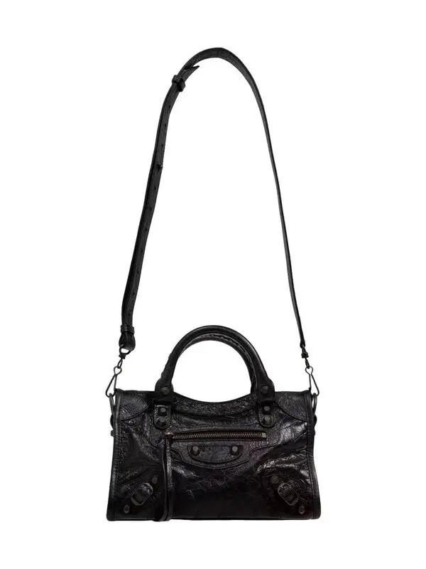 Balenciaga Le City Arena Lamb Tote Bag - Black