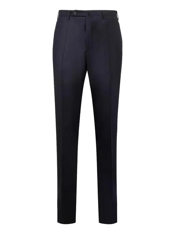 SLOWEAR Side-pocket Welt-pocket Trousers - Blue