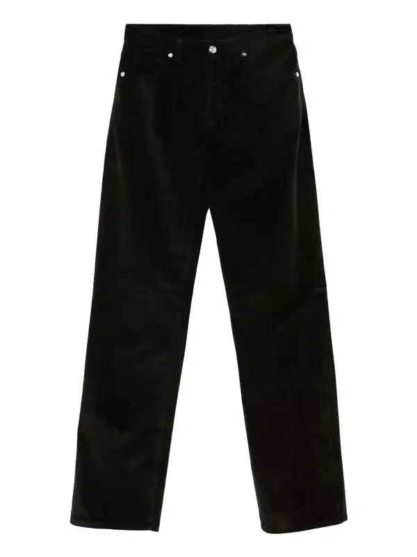NINE:INTHE:MORNING Buttoned Straight Trousers - Brown