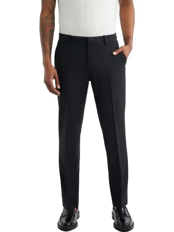 OPEN EDIT Slim Fit Suit Trousers - Black