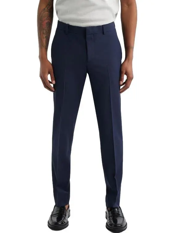 OPEN EDIT Slim Fit Suit Trousers - Navy Seaborne