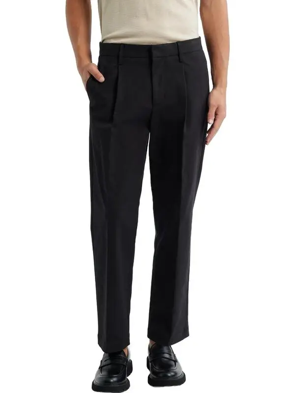 OPEN EDIT Straight Leg Pants - Black Caviar