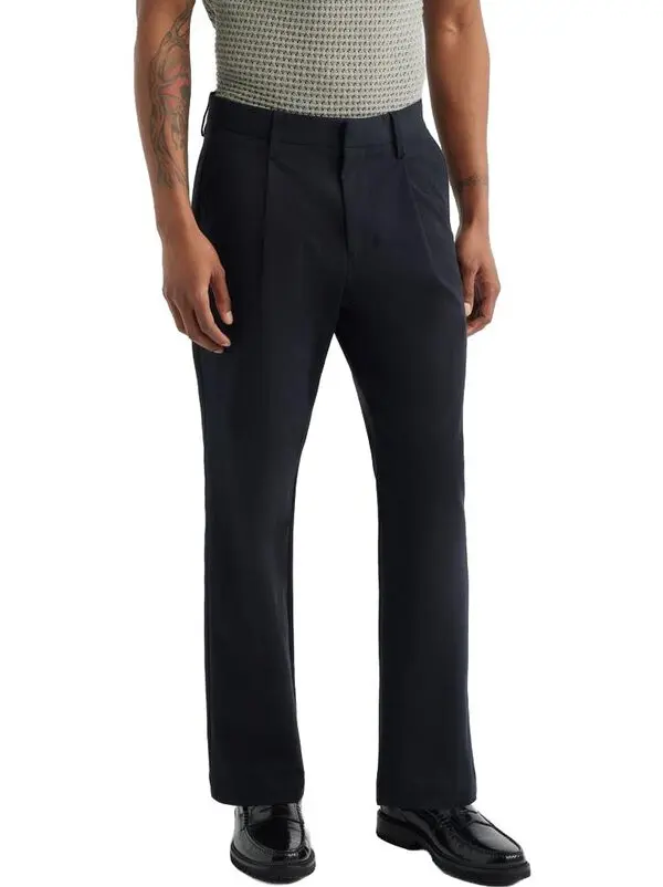 OPEN EDIT Straight Leg Pants - Black