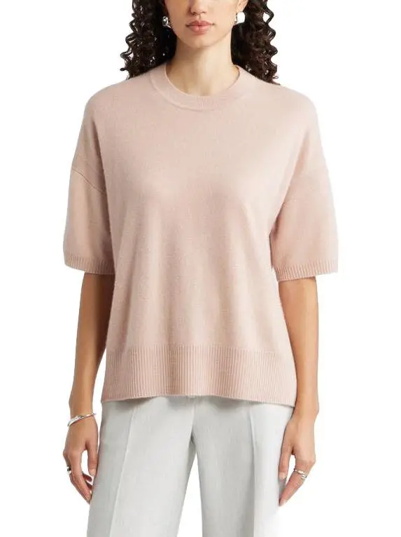 Nordstrom Relaxed Fit Cashmere Sweater - Tan Memoir