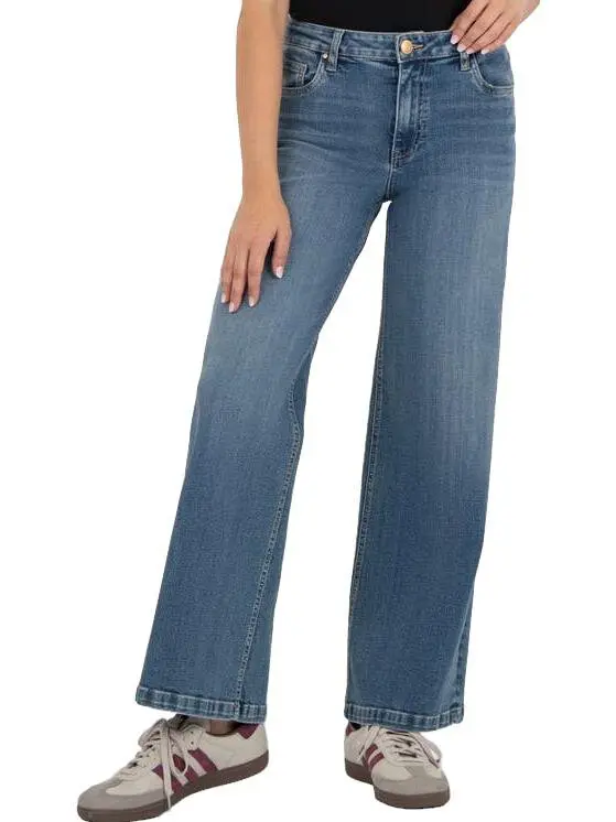 Kut From The Kloth The Jean Wide Leg Jeans - Sharper