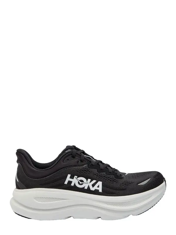 Hoka Bondi 9 Mesh Sneakers - Black And White