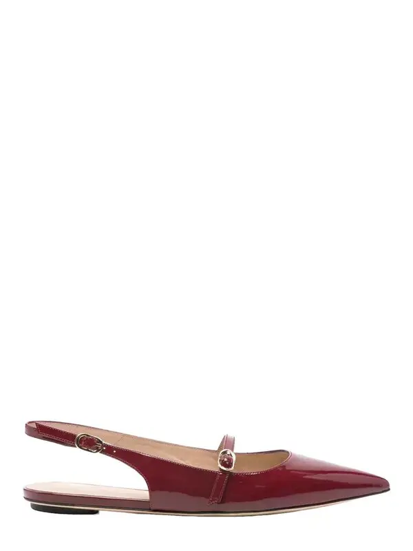 STUART WEITZMAN Emilia Slingback Flat Pumps - Red