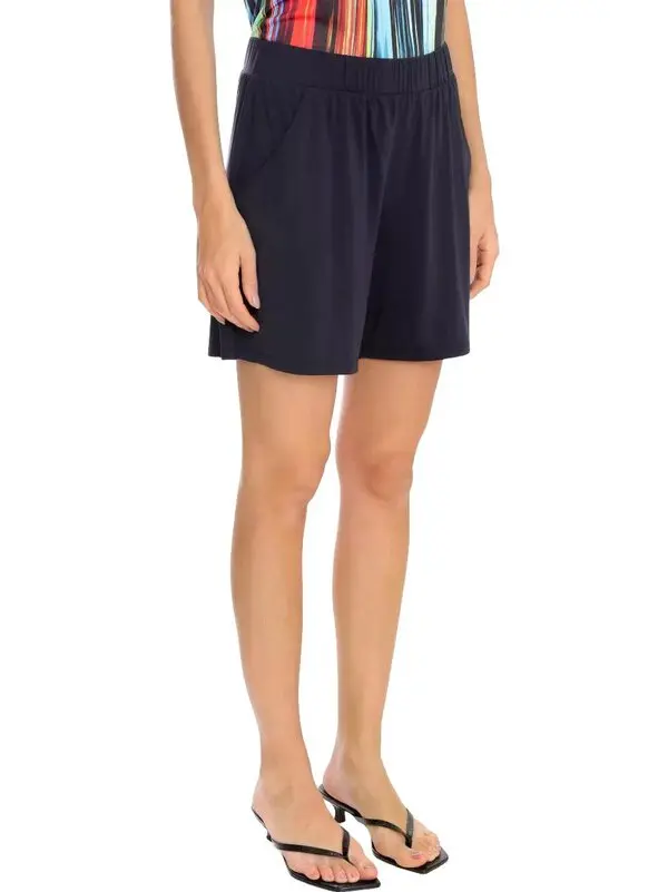 LYGIA & NANNY Elastic-waistband Knee-length Shorts - Black