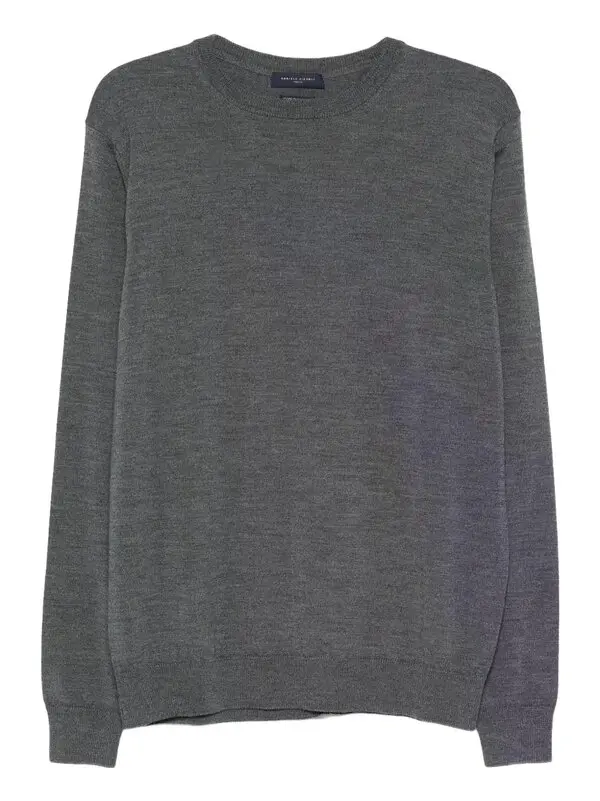 DANIELE FIESOLI Crew-neck Wool Sweater - Grey