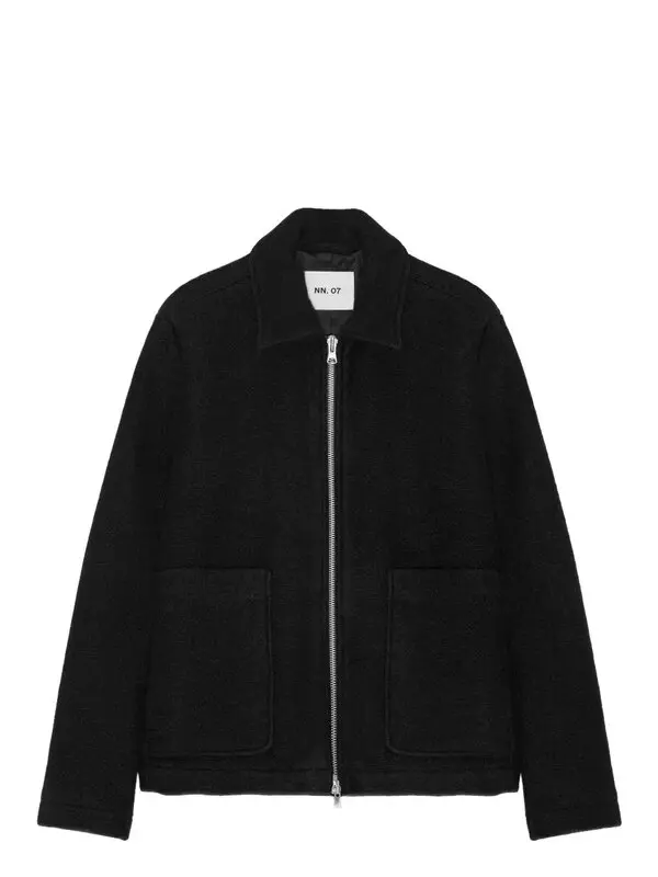 Nn07 Gael Zip-front Jacket - Black