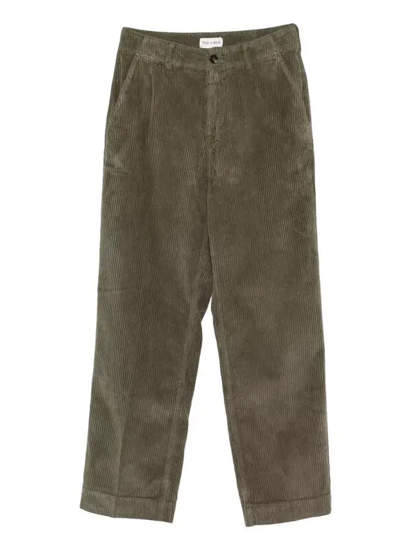 TRUE AVENUE Corduroy Trousers - Green