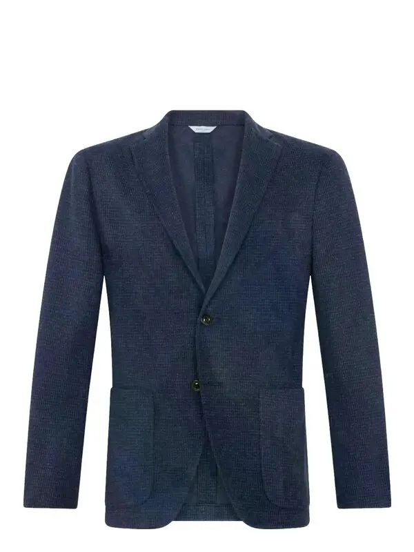 Boglioli Patch-pocket Two-button Blazer - Blue