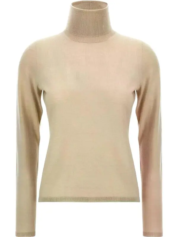 Max Mara High-neck Cashmere Sweater - Neutrals