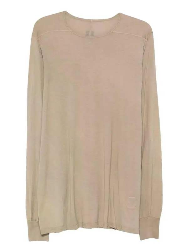 Rick Owens Long-sleeve Drawstring T-shirt - Neutrals