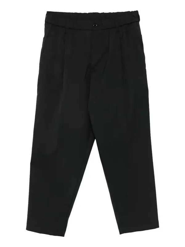 YES LONDON Pleated Trousers - Black
