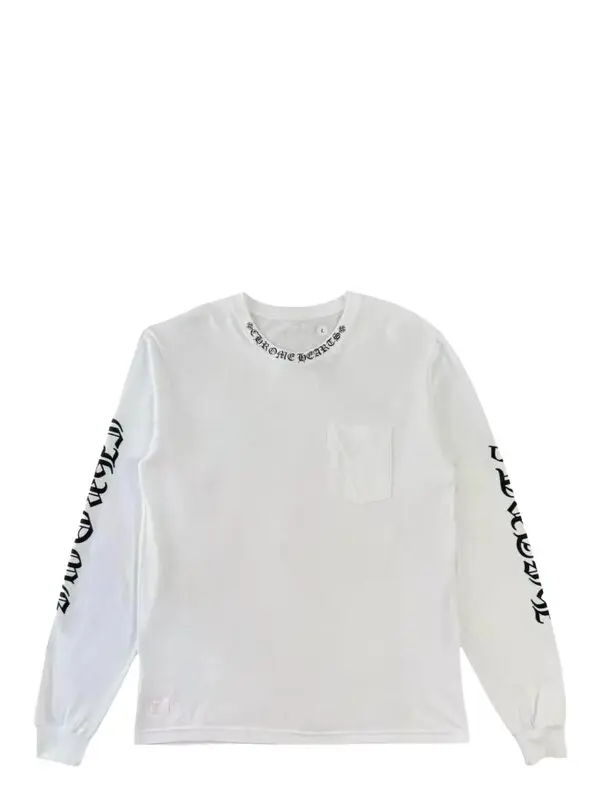 Chrome Hearts Logo-print Long-sleeve T-shirt - White