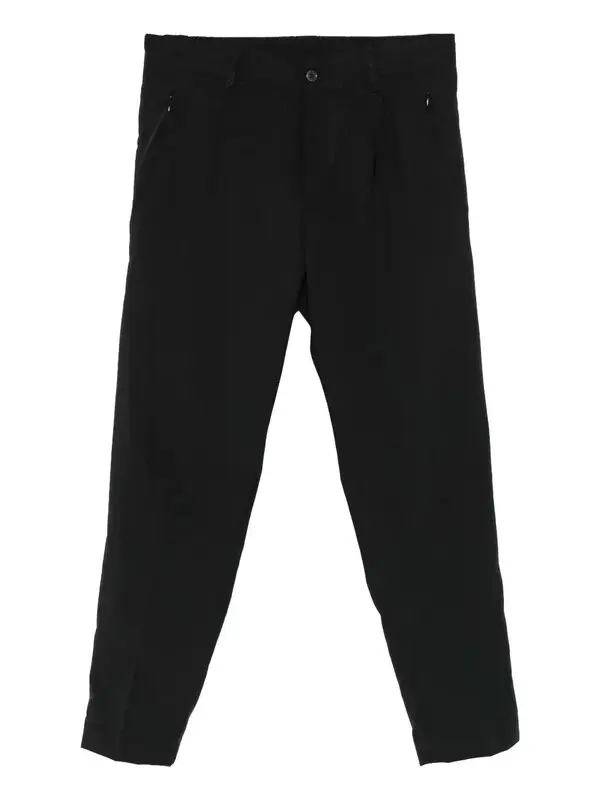 YES LONDON Zip-pocket Trousers - Black