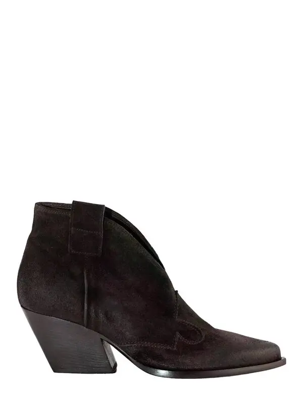 Elena Iachi Pointed-toe Ankle Boots - Brown