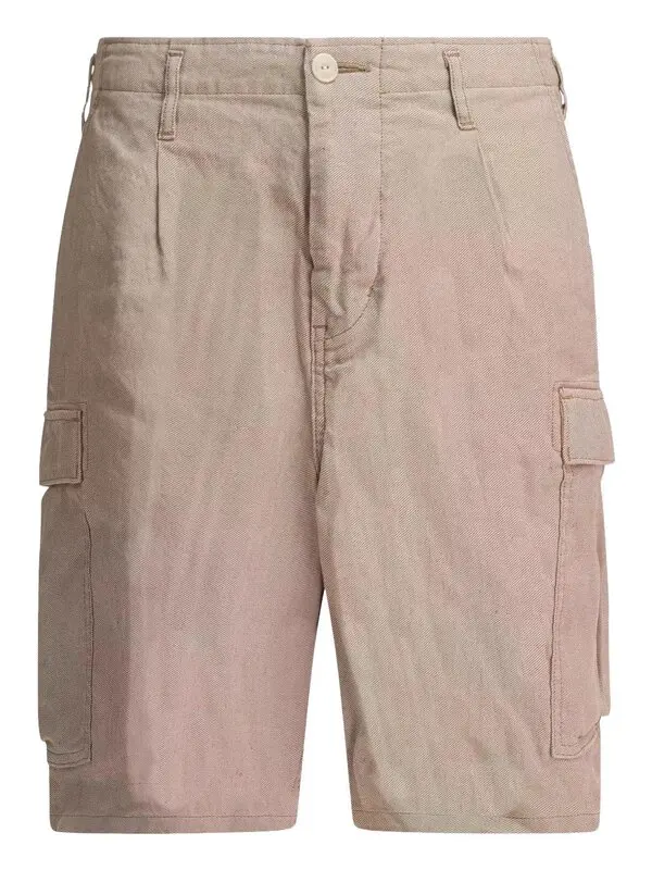 NONNATIVE Pleated Cargo Shorts - Neutrals