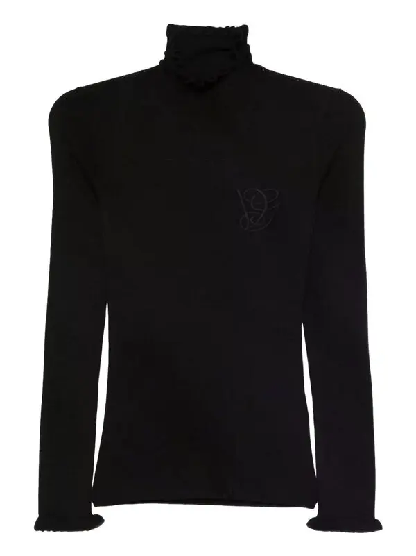 Valentino Garavani Logo Sweater - Black
