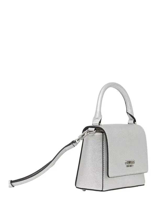 Guess Mini Top-handle Handbag - Grey