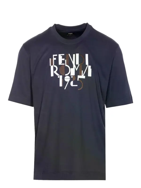 Fendi Graphic-print T-shirt - Blue