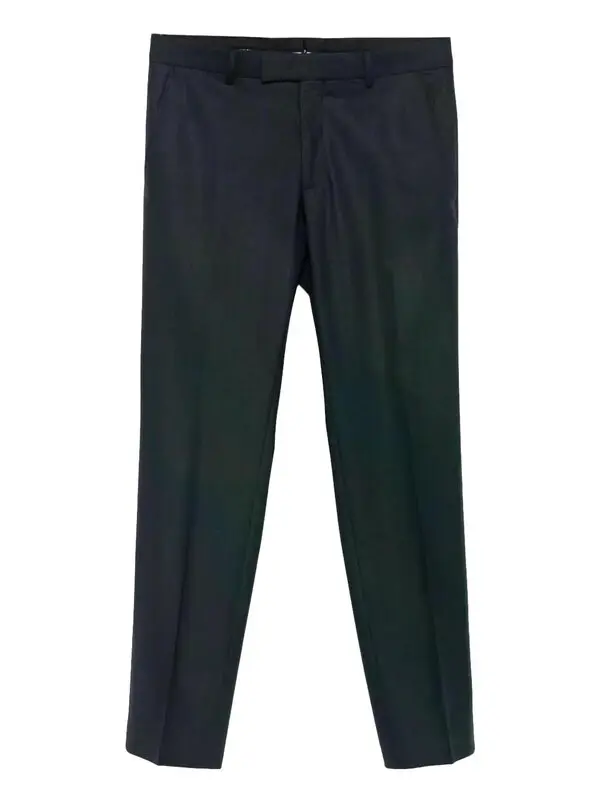 Karl Lagerfeld Flat-front Tailored Trousers - Blue