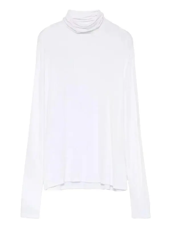 Dorothee Schumacher Long-sleeve Turtleneck Top - White