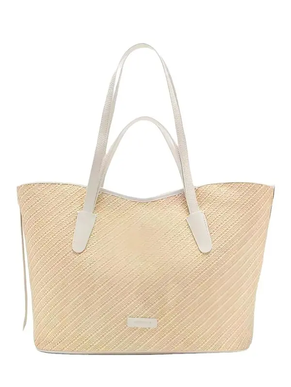 COCCINELLE Logo-detail Tote Bag - Neutrals